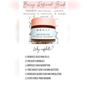 Monet | Skincare | Monat Berry Refined Scrub Perfecting 2in Exfoliating ...